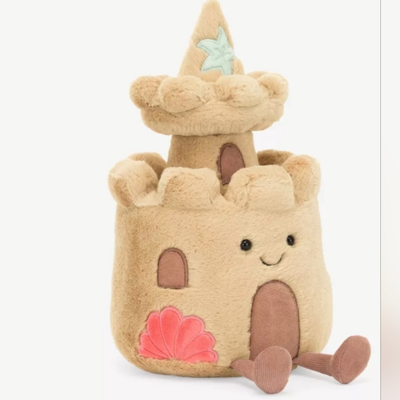 Jellycat | Toys | Jellycat Amuseable Sandcastle 1x6 Soft Plush Nwt ...